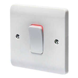 CRABTREE INSTINCT 50A 1-GANG DP CONTROL SWITCH WHITE WITH LED – SHP ...
